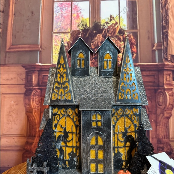 Halloween | Holiday | Putz Gothic Witch Halloween House Coven Cottage ...